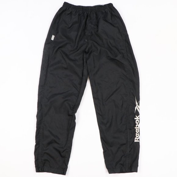 Reebok | Pants | Vintage Reebok Tapered Leg Nylon Pants Black | Poshmark